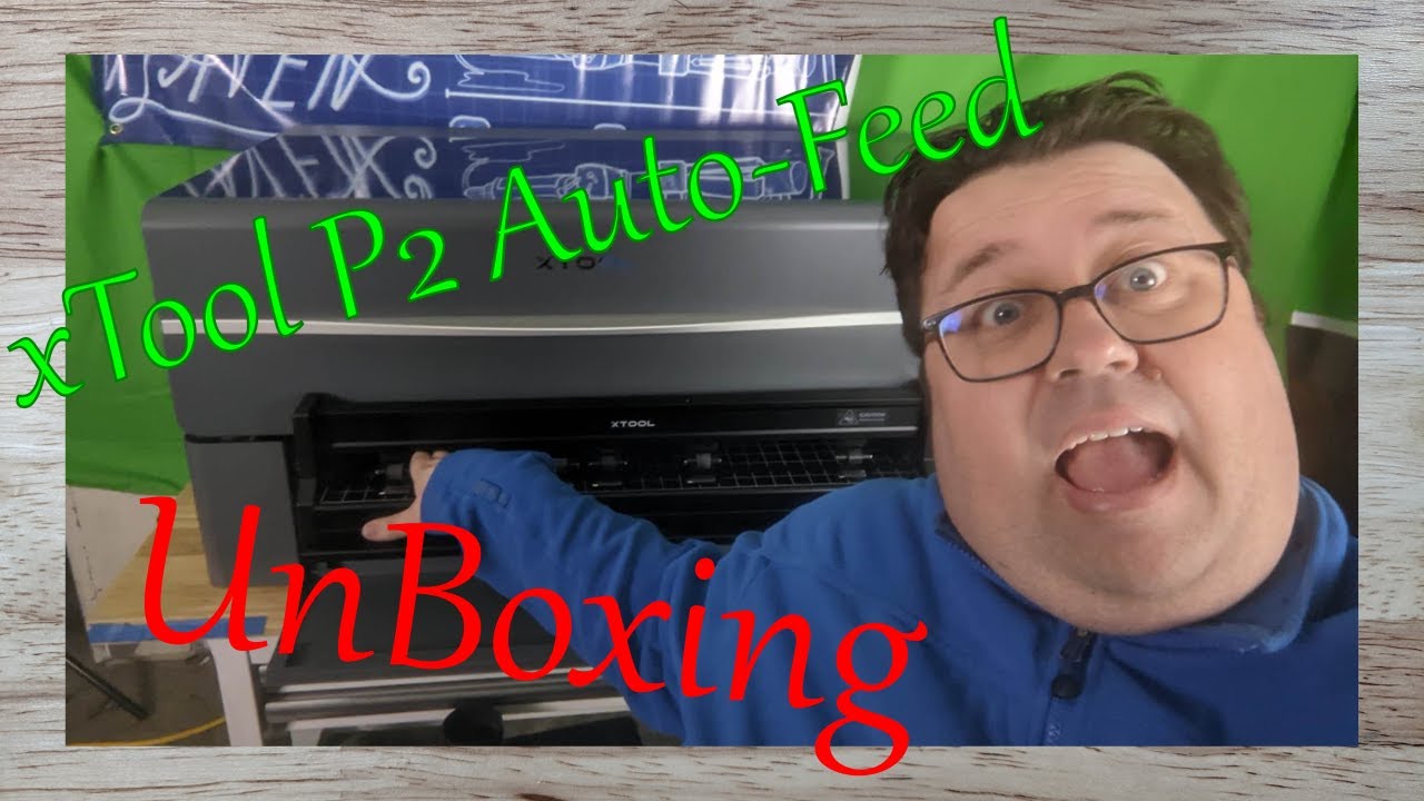 xTool P2 55w Co2 Laser Cutter and Engraver; Auto-feed Conveyor ...