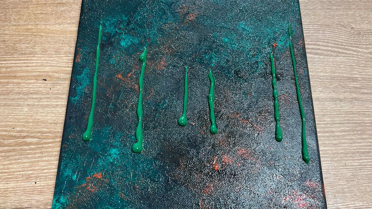 Abstract Landscape Painting | Black Hand Art - YouTube