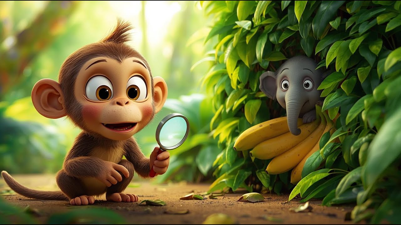 Milo and the Banana Mystery 🍌 | Funny Animal Adventure for Kids - YouTube