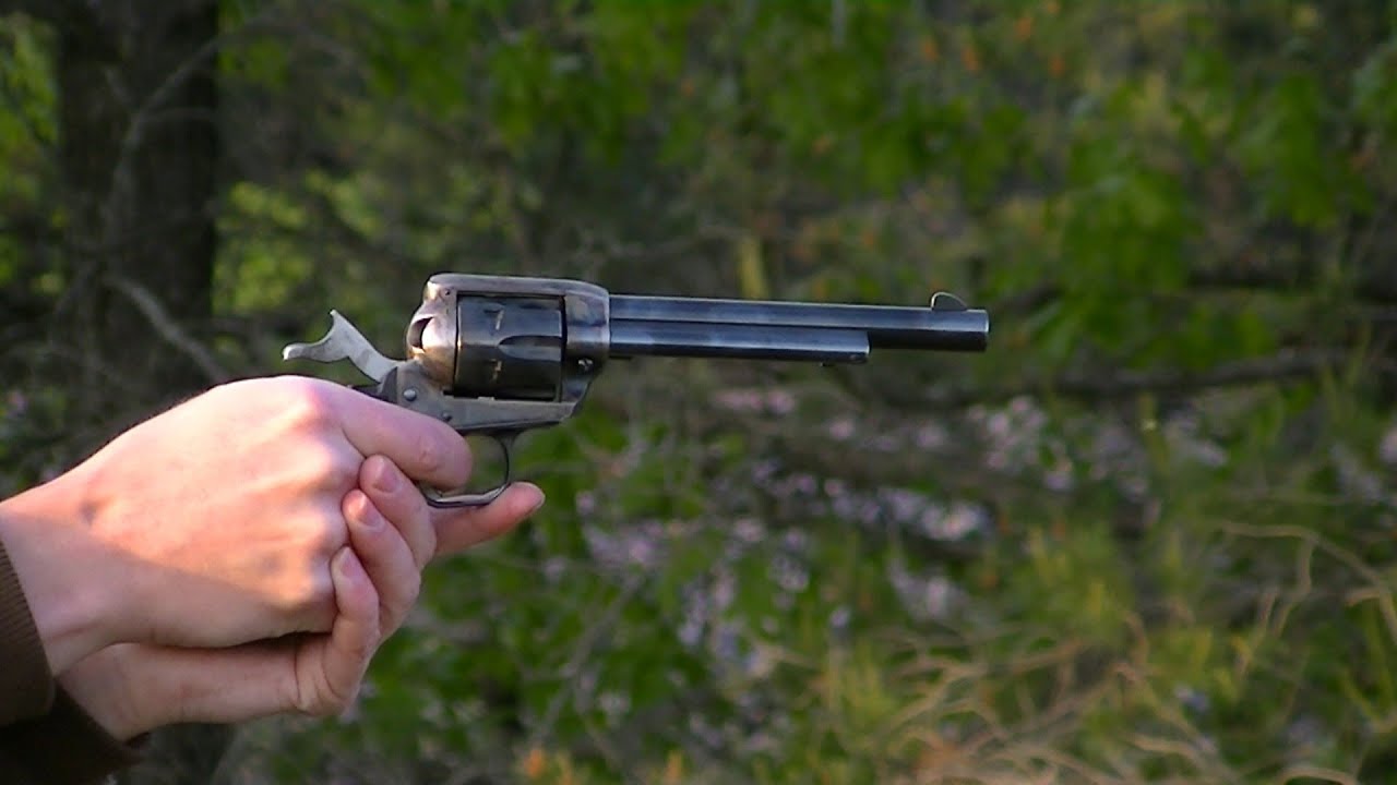 Gun Range Project and Shooting the Colt Peacemaker - YouTube