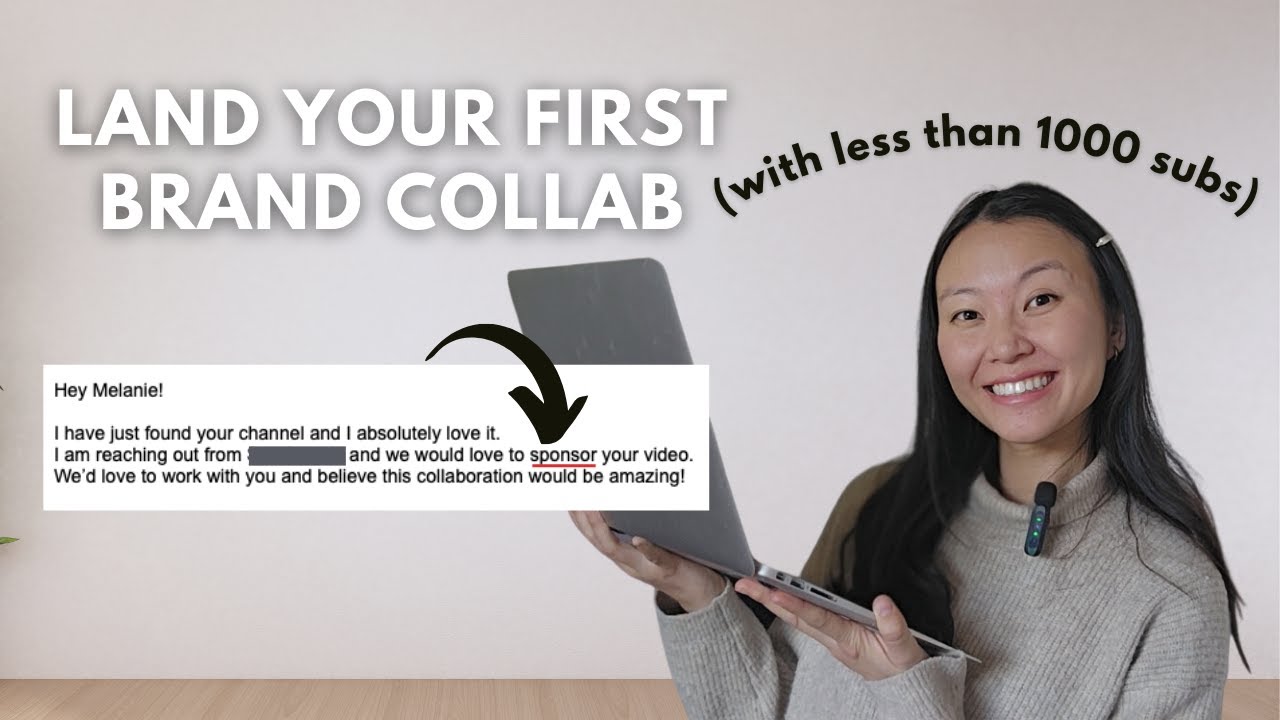 how I got my first Youtube brand collab with less than 1,000 subs (and ...