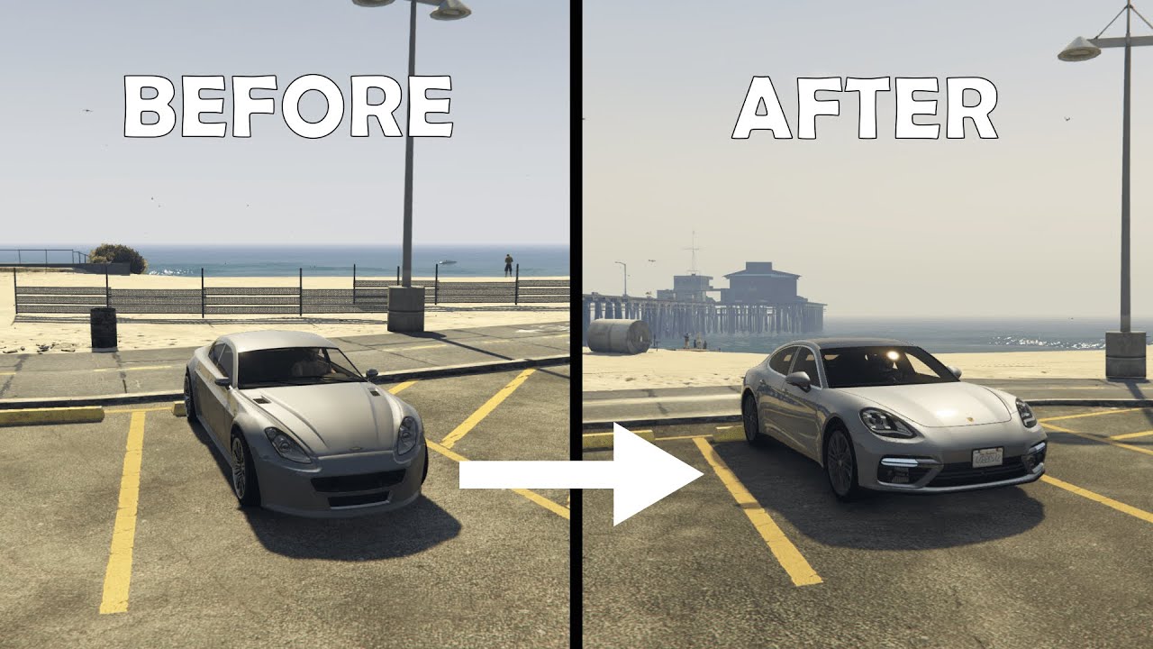 cara mod mobil gta v 2023 (REPLACE) - YouTube