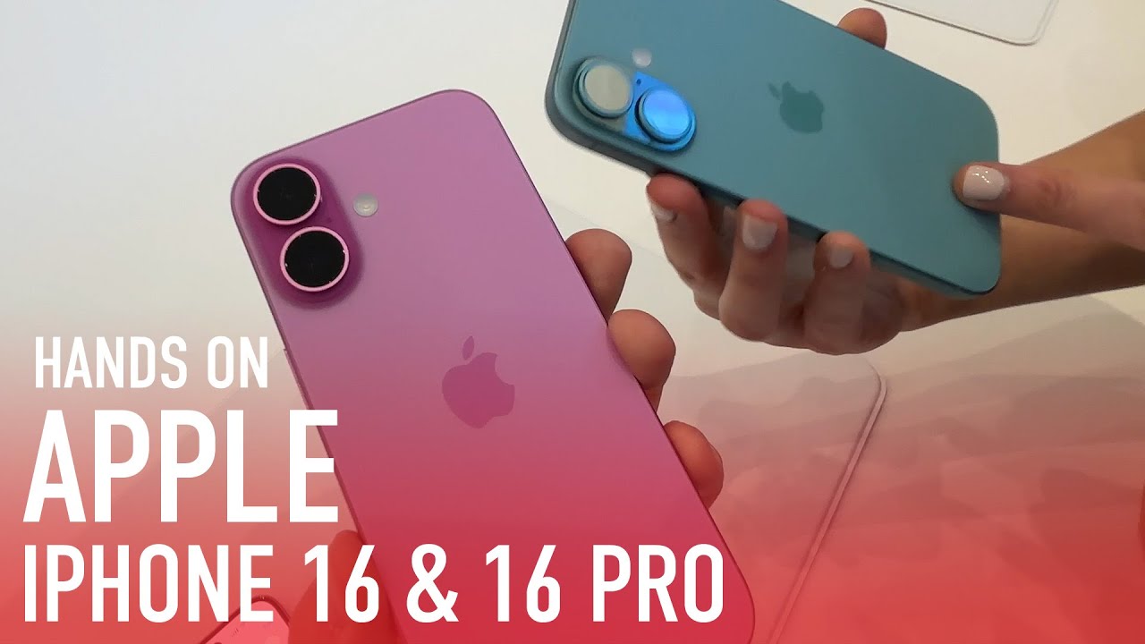 Hands on: Apple iPhone 16 & 16 Pro - YouTube