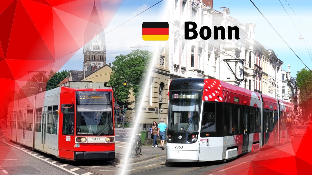 Trams in Bonn: Farewell to the Duewag R1.1 trams (2025) - YouTube