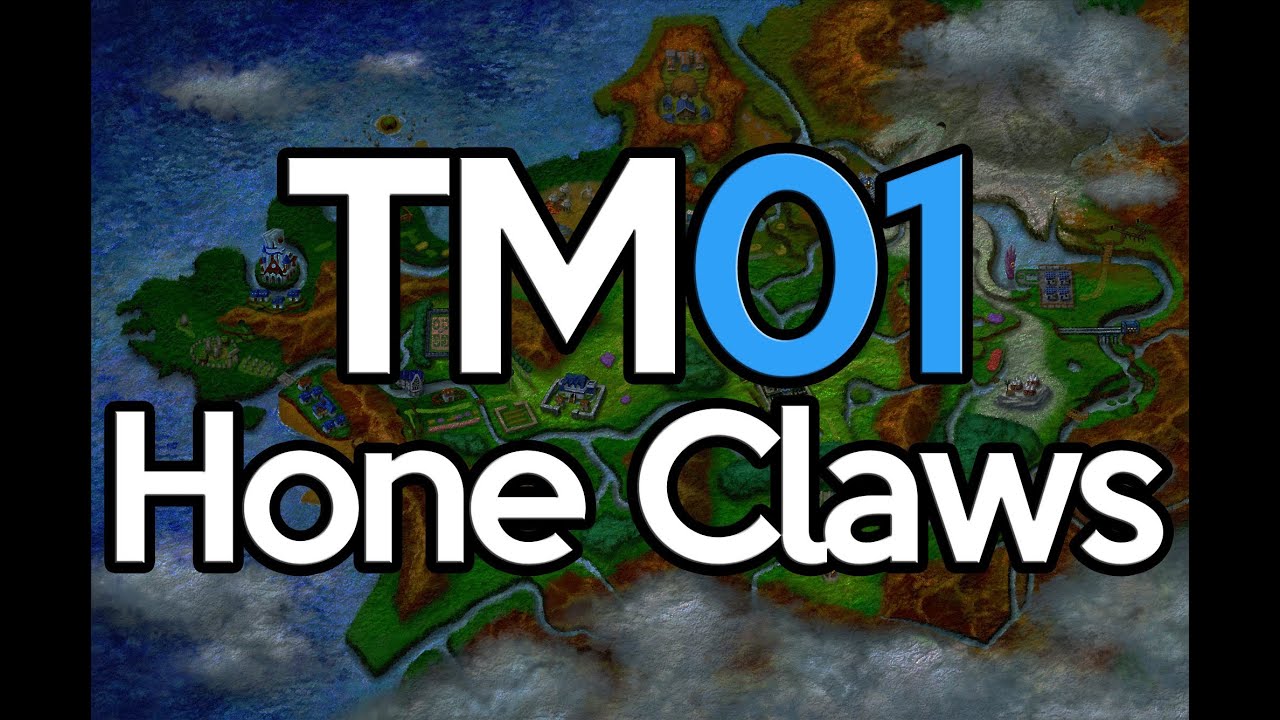 TM01 Hone Claws Pokemon X and Y - YouTube
