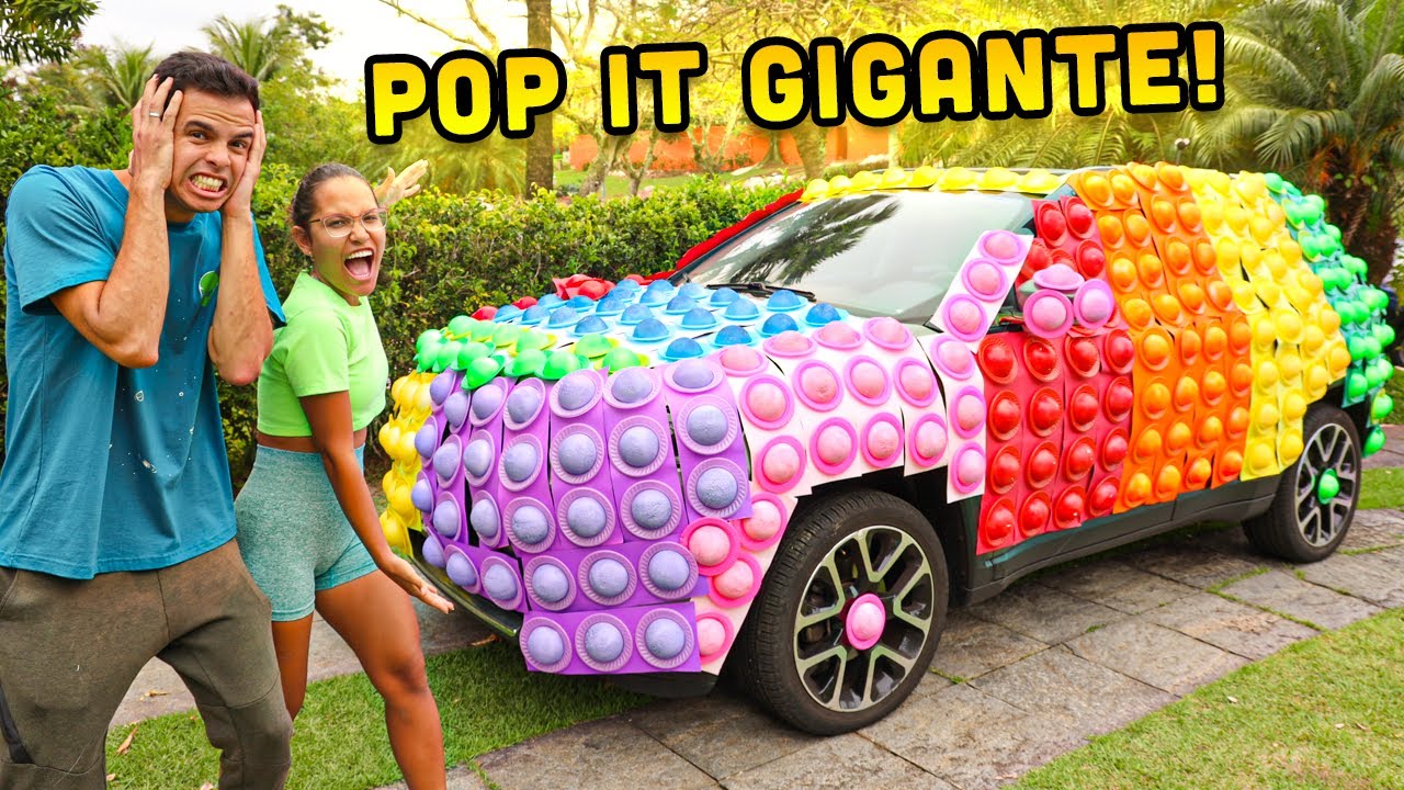 TRANSFORMAMOS O CARRO EM UM POP IT GIGANTE! - MUITO INCRÍVEL! - YouTube
