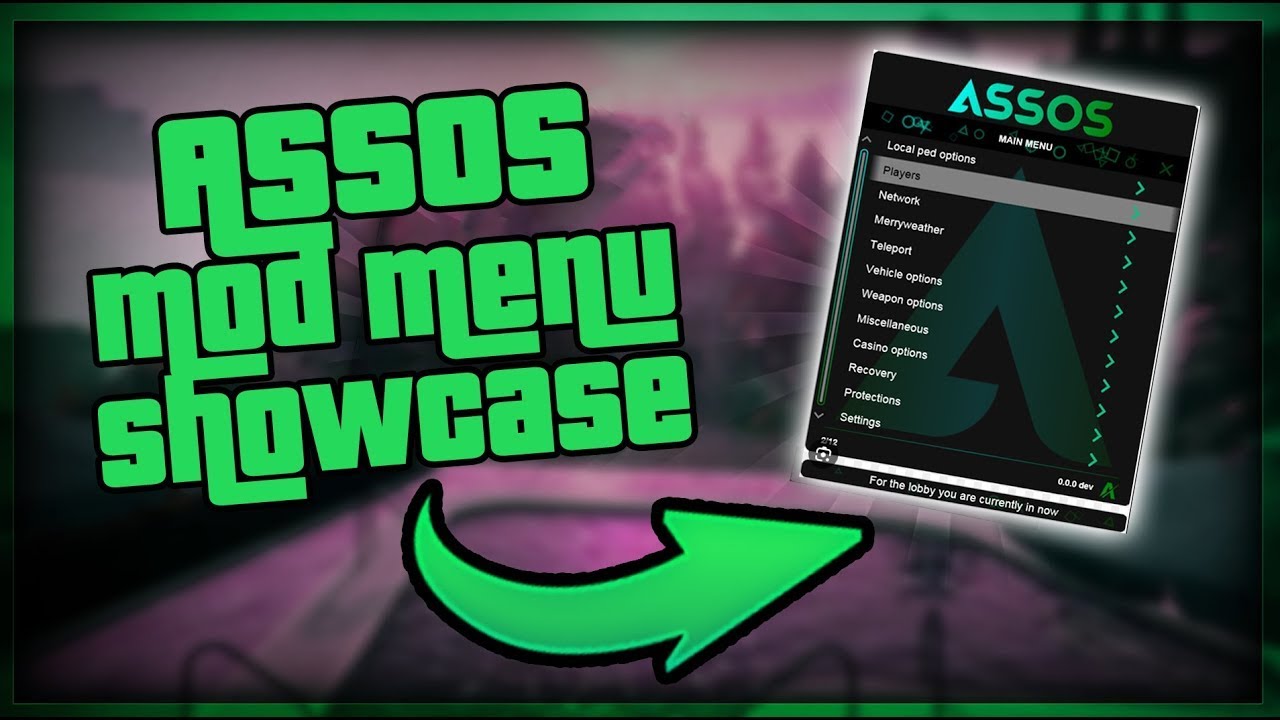 ASSOS Mod Menu GTA V | $1 million Loop | No Ban | Undetected - YouTube