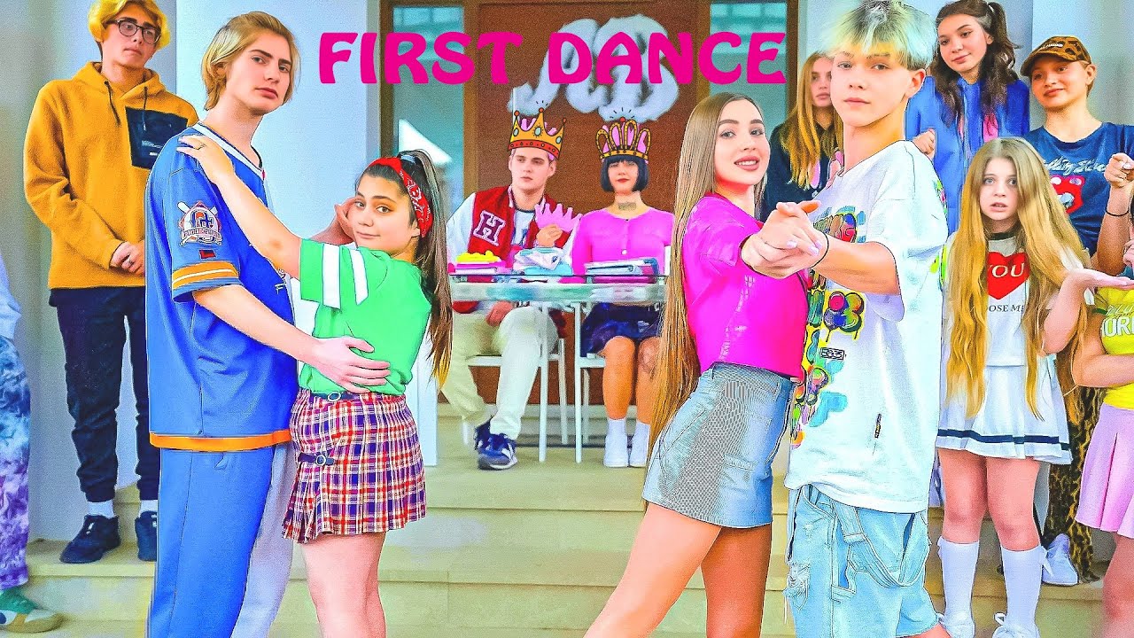 FIRST PROM DATE DANCE!! DIANA GOT NEW BOYFRIEND! - YouTube