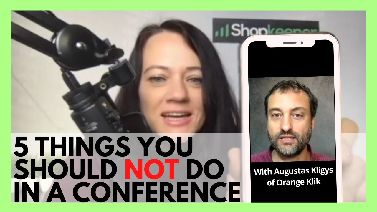 5 Things Not To Do At A Conference - YouTube
