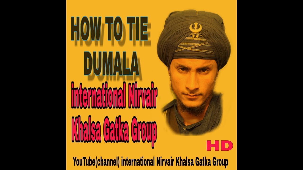 How to tie Dumala Sahib // Dumala turban tutorial//Chaand toda style ...