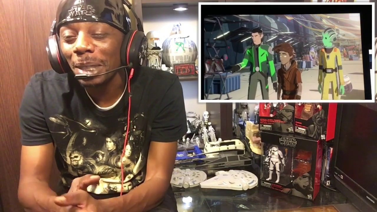 STAR WARS RESISTANCE EP5 CHILDREN FROM TEHAR REACTION - YouTube