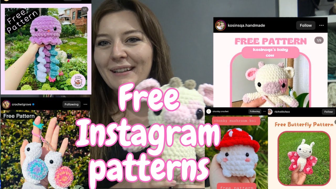 Best free Instagram crochet patterns (September 2023) - YouTube