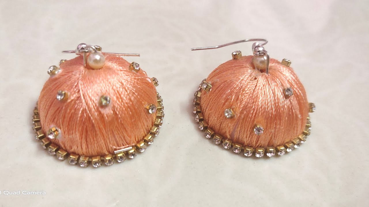 How to do jhumkas| jimiki kammal 🤩 - YouTube