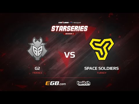 [EN] G2 vs Space Soldiers, map 2 overpass, SL i-League StarSeries Season 3 Europe Qualifier