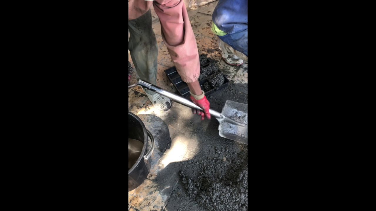 Wet Cast Brick Making - YouTube