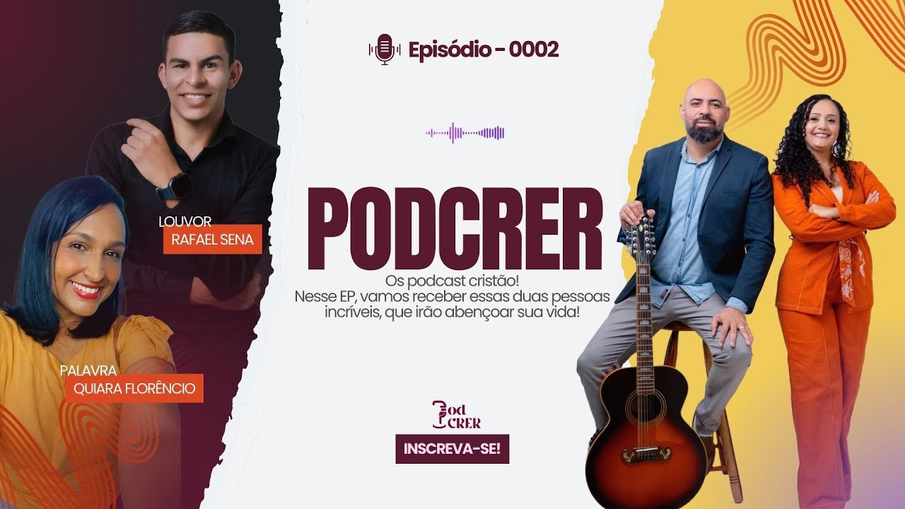 Rafael Sena e Quiara Florêncio ao vivo no PodCRER com Anna Bonfim - 25/02 - YouTube