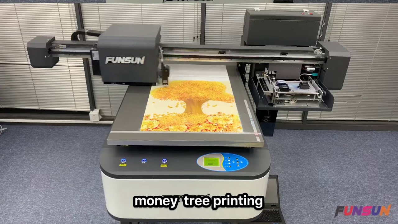 Funsun A1 UV Flatbed Printer — It can direct print all materials，phone ...