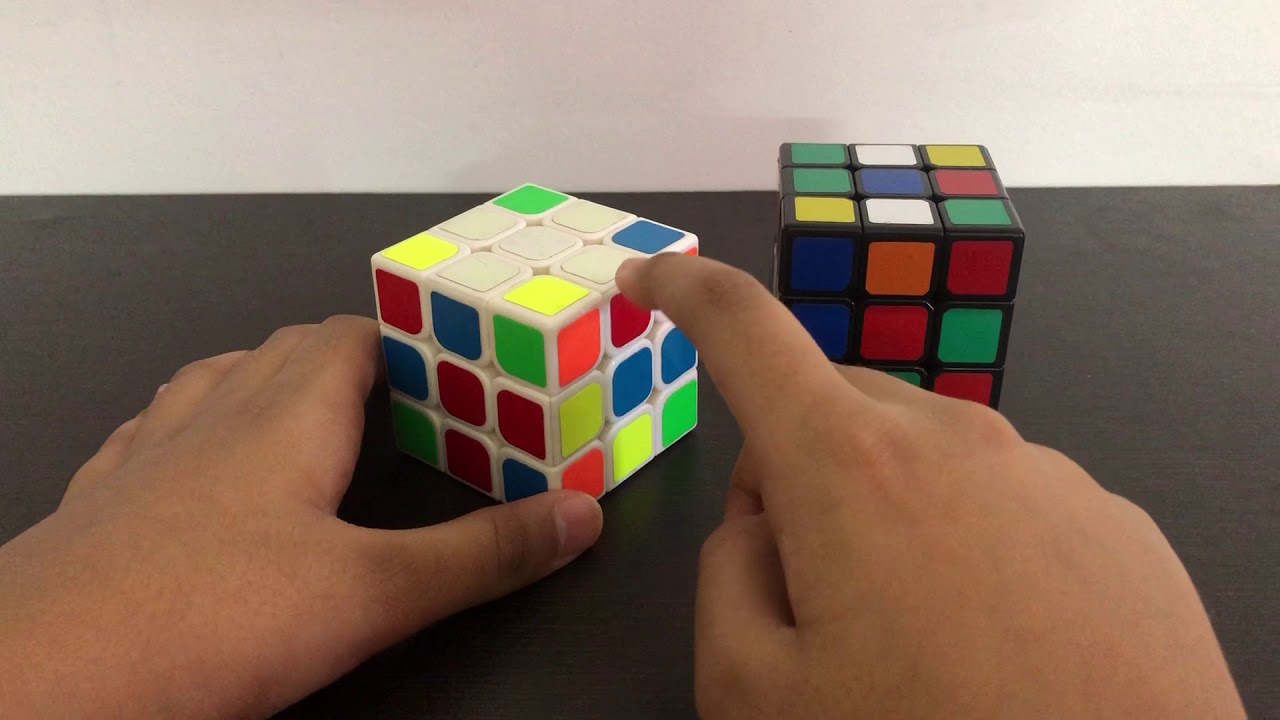 The first 3 steps to solve the top layer of the cube( Part 1 ) - YouTube