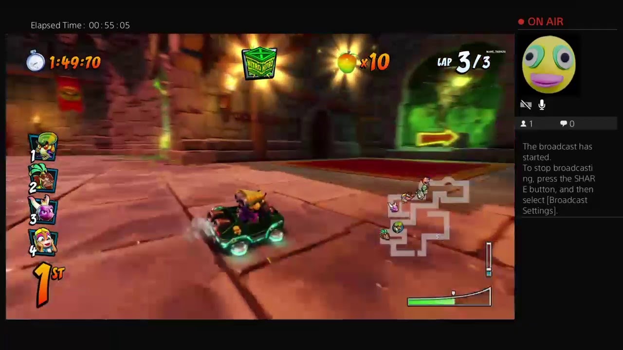 Nitrous oxide plays crash team racing nitro fueled - YouTube
