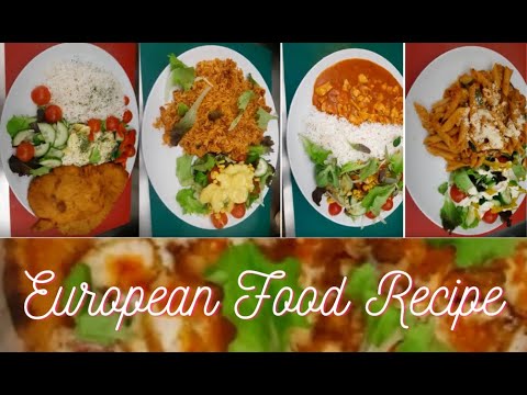 EUROPEAN FOOD RECIPE | EUROPEAN SALAD | AMERICAN SALAD | FOOD TRAVELING ...