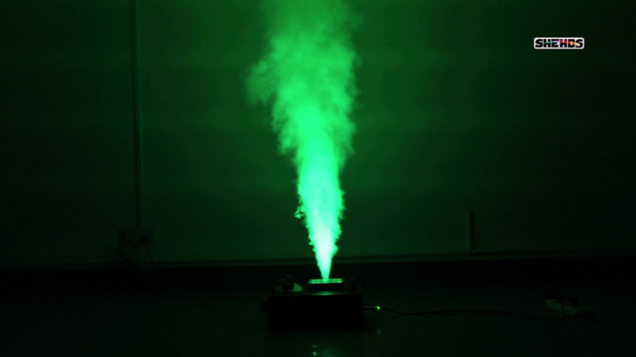 1500W LED 24x9W RGB Smoke Machine - YouTube