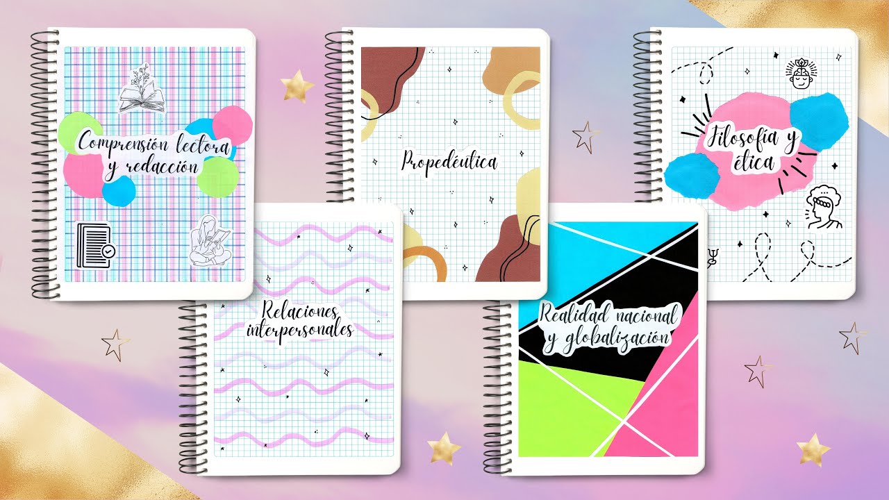 PORTADAS DE CUADERNOS QUE TOD@S PODEMOS HACER (por si no eres la morra ...