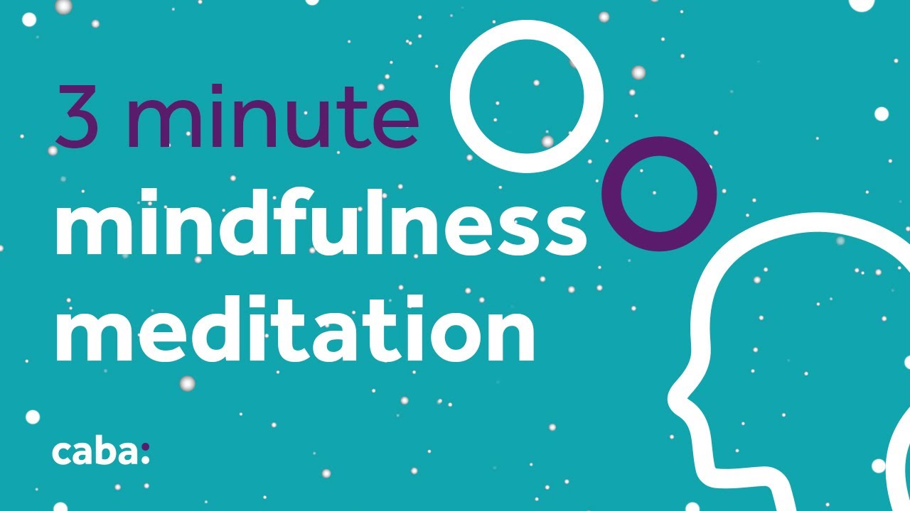 Mindfulness mediation - 3 step breathing space exercise - YouTube