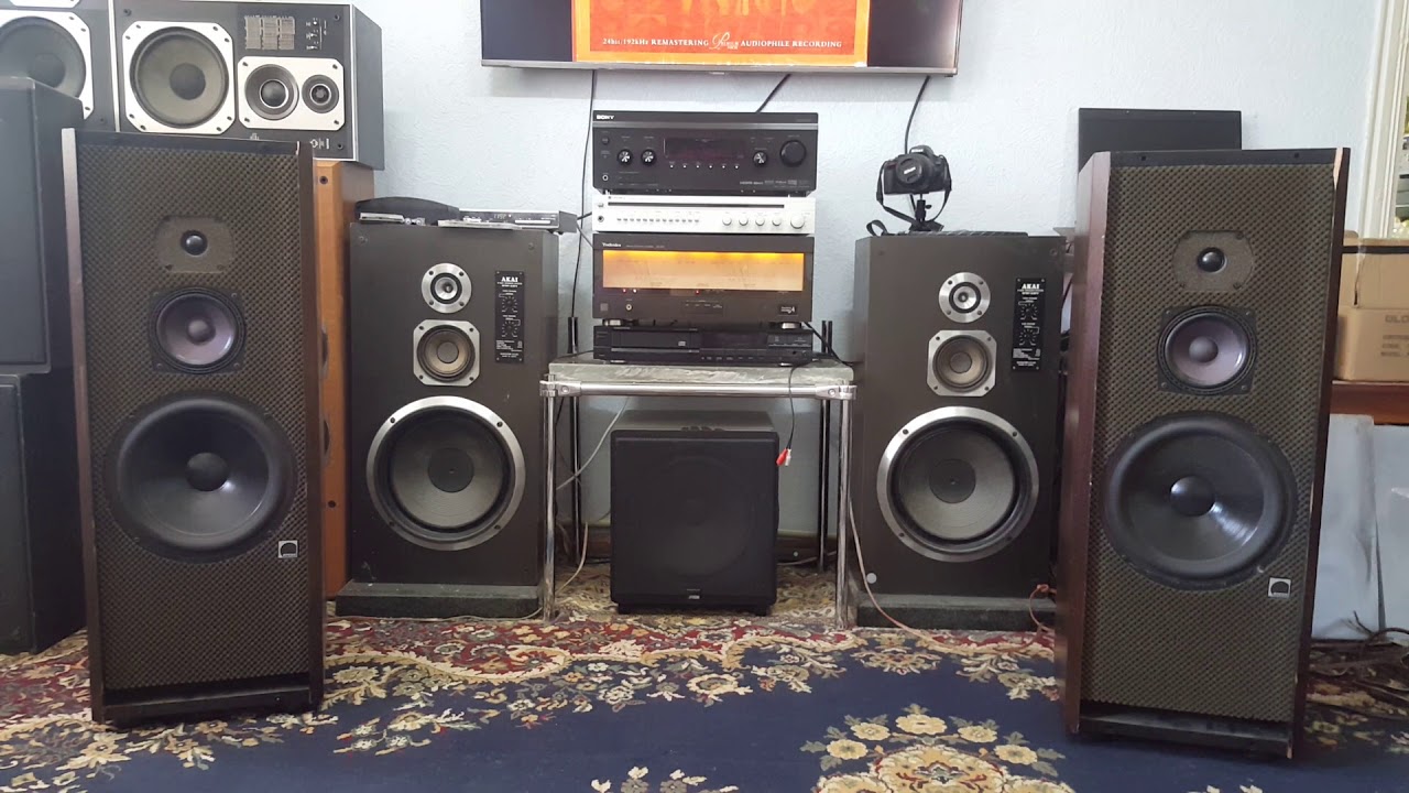 Arcus TM 98 & pre amp optonica sm 5100 + amp Technics se-a70 test - YouTube