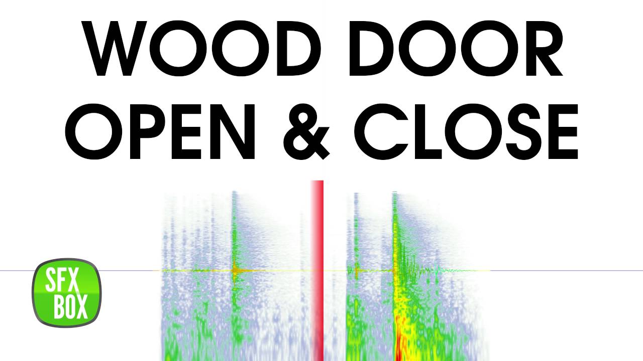 Wood Door Open & Close Sound Effect - YouTube