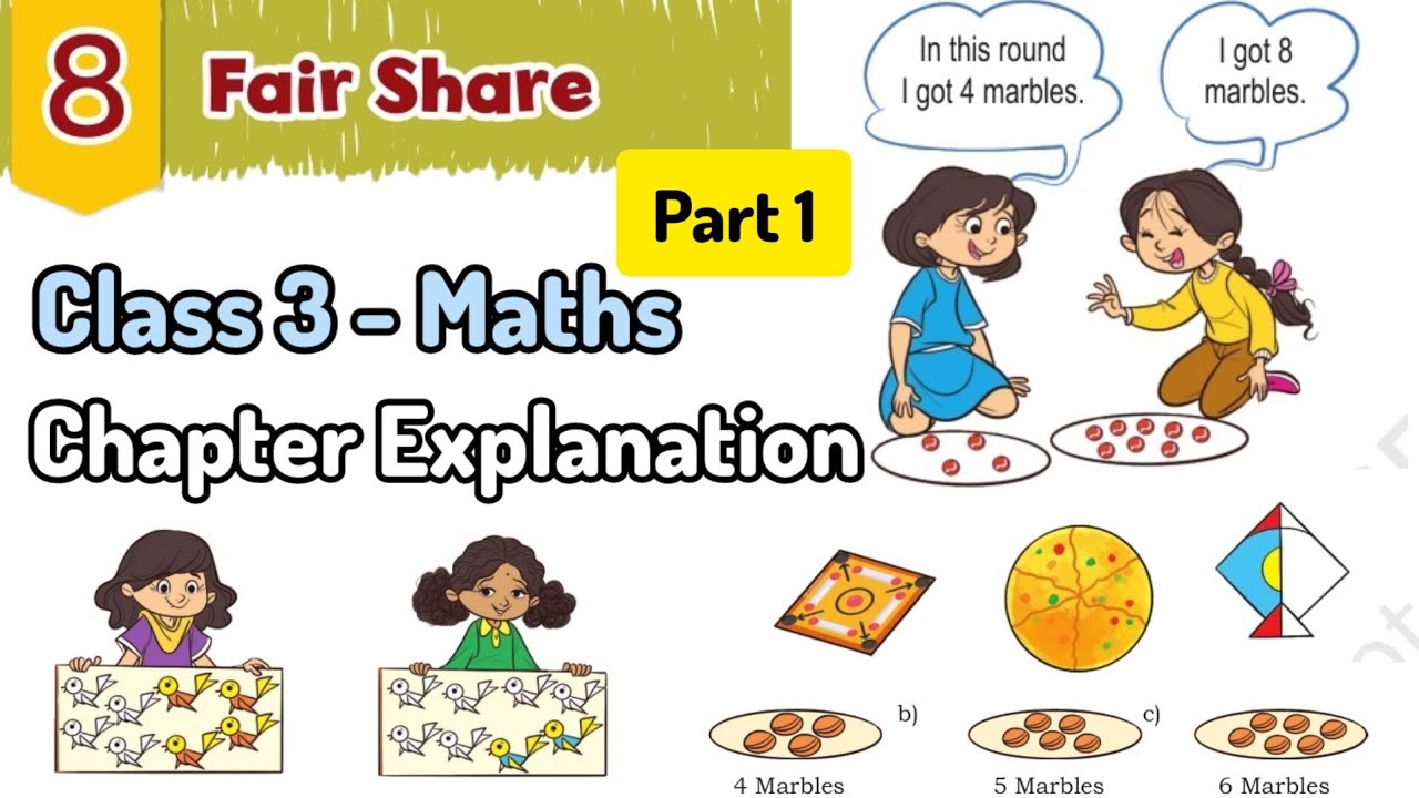Fair Share (Part 1) / Class 3 Maths / Chapter Explanation / Join the ...