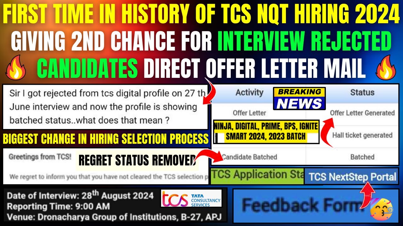 TCS BIGGEST NEW CHANGE IN SELECTION CRITERIA😱 SENDING DIRECT OFFE ...