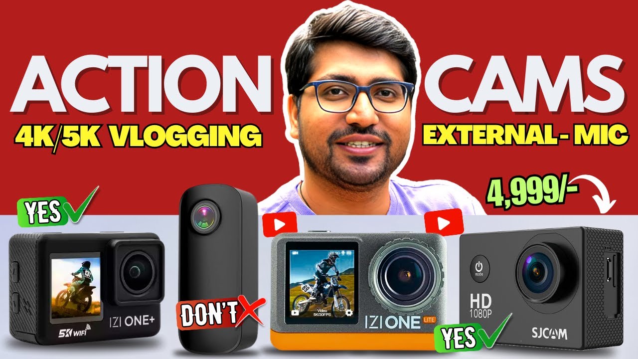 Best Action Camera Under 5000🔥Budget Action Camera 2025🔥Best Vlogging ...