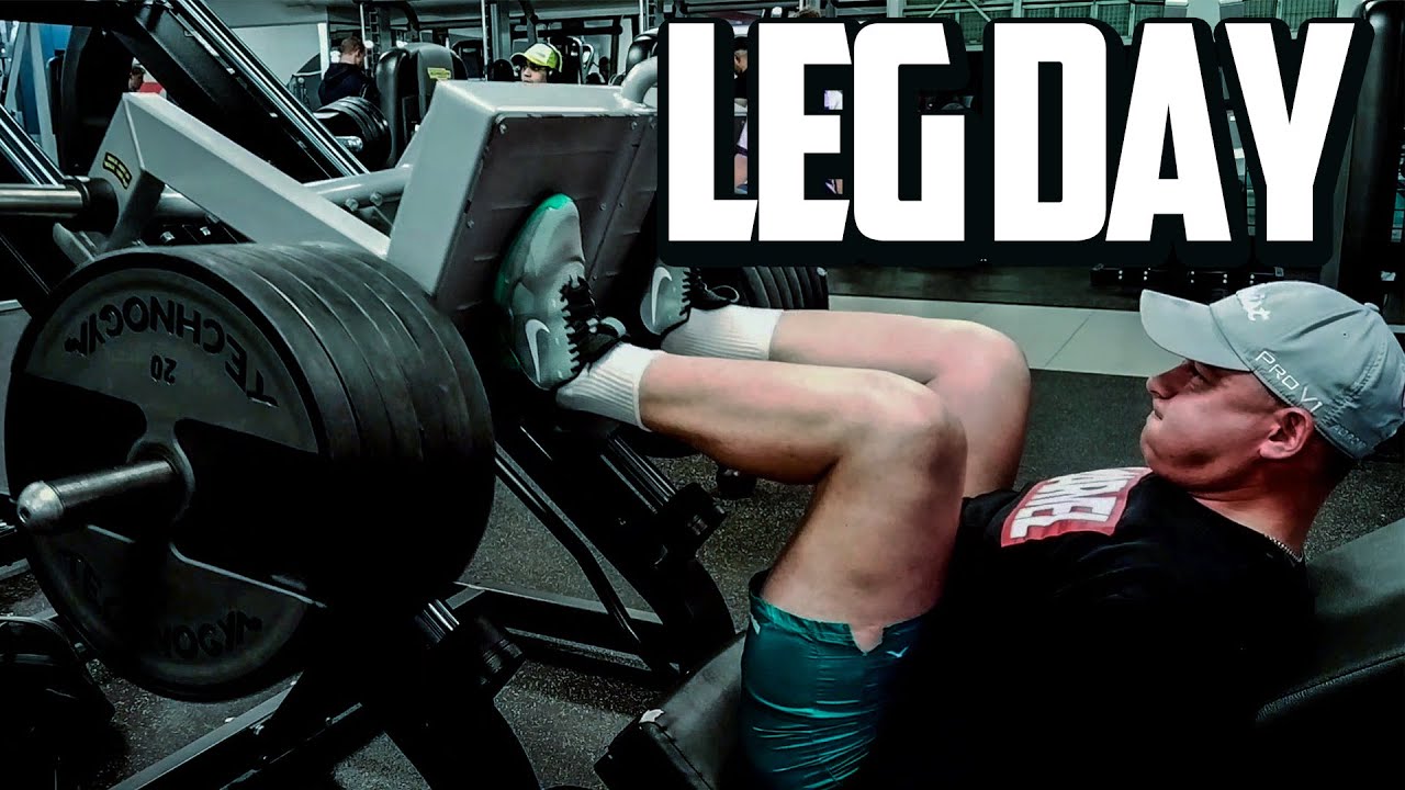GYM AS A NOOB [DAY 066] -INSANE LEG DAY - YouTube