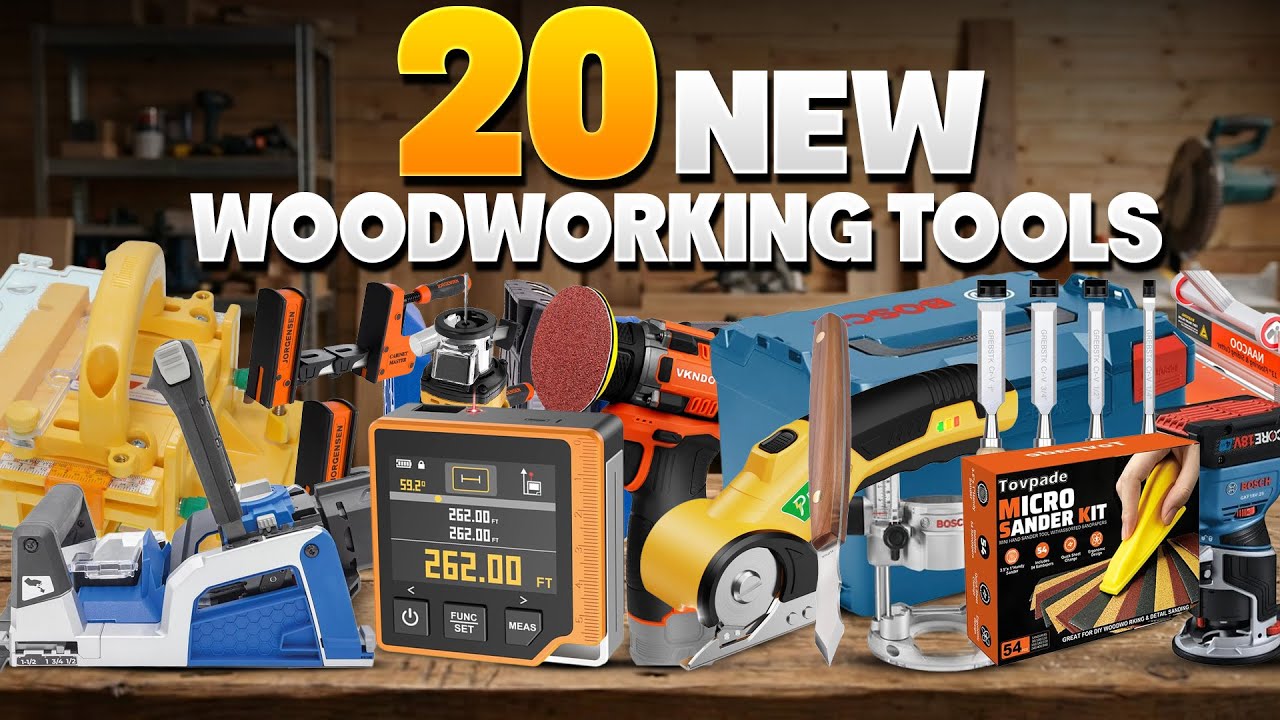 20 New Woodworking Tools on Amazon You Should Buy Now - YouTube