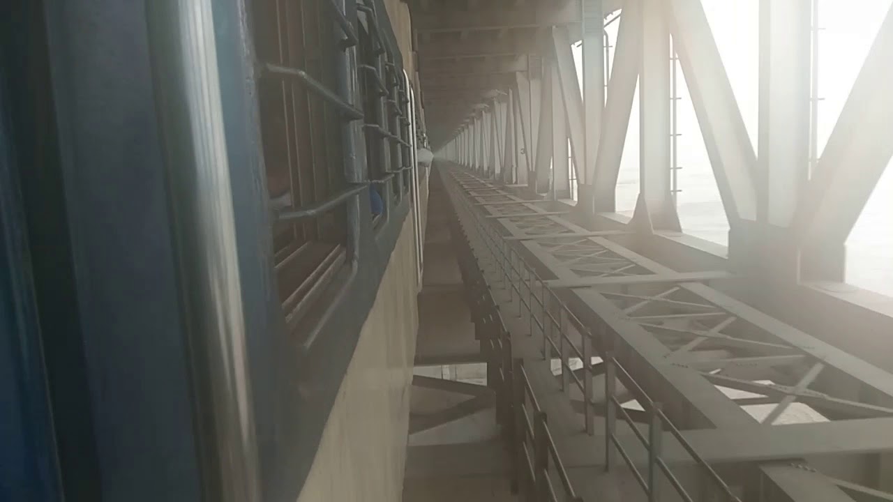 Time lapse- Crossing digha bridge . On board 63284 memu.must watch ...