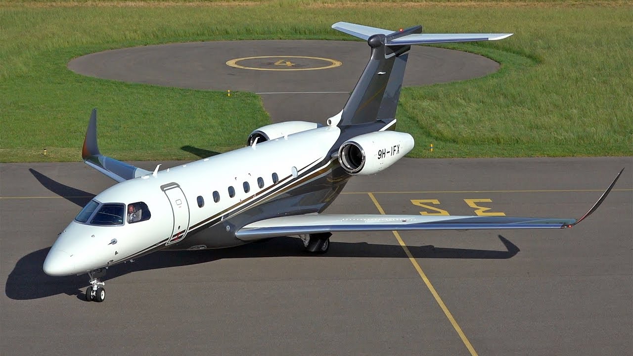Embraer Praetor 600 Flexjet 9H-IFX landing at Nancy airport | $21 ...