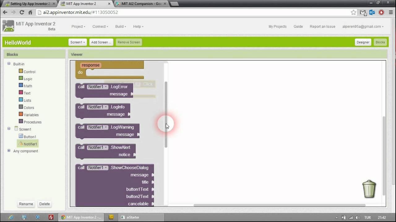 App inventor nedir? Nasıl Android uygulama oluşturulur? - YouTube