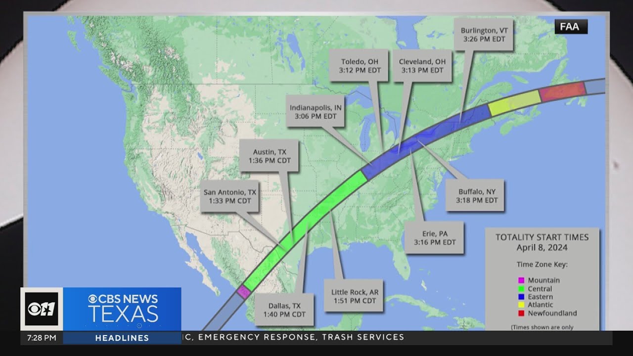 Texas Hill Country preps for the path of totality | Texas Monthly - YouTube