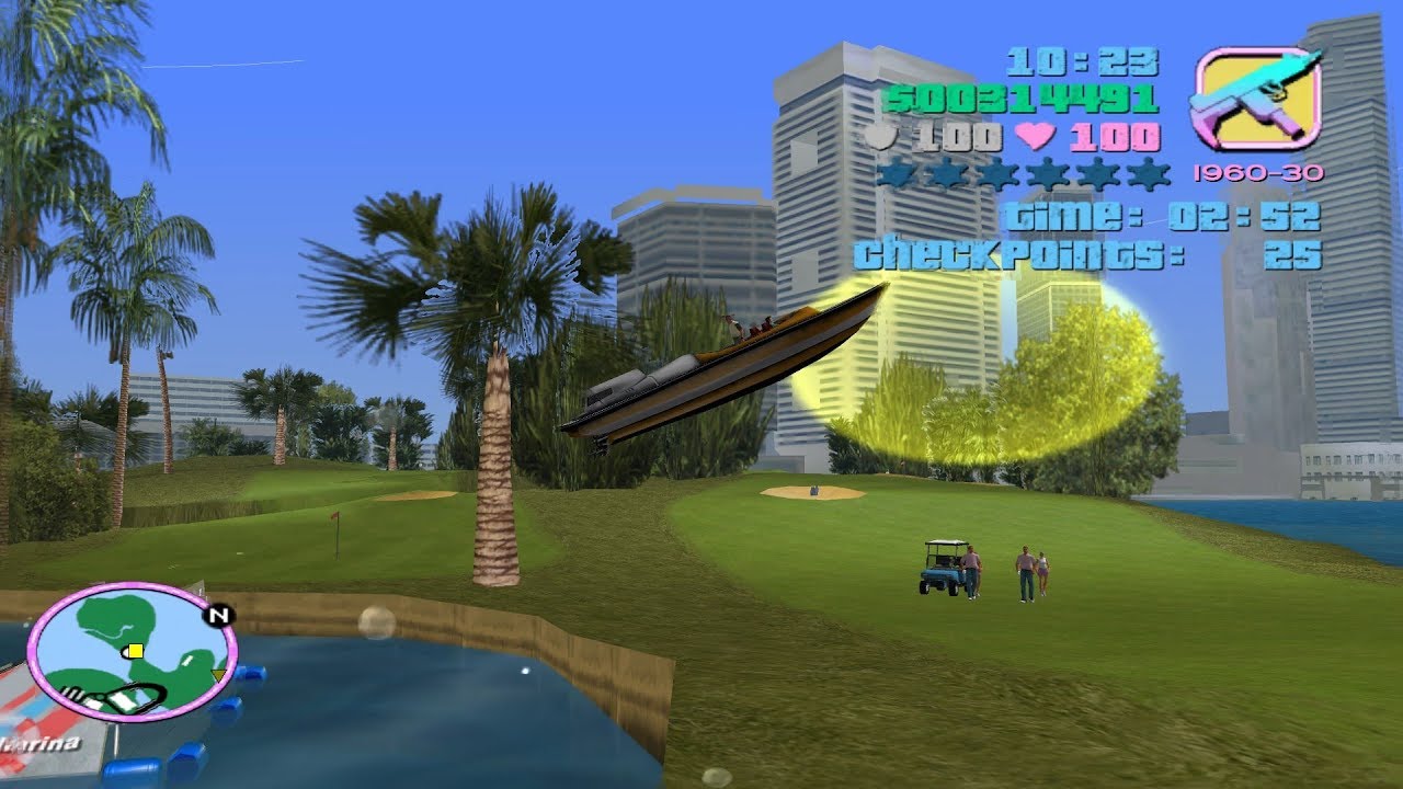 GTA Vice City - Cubans / Umberto Robina Missions - 01 - Stunt Boat ...