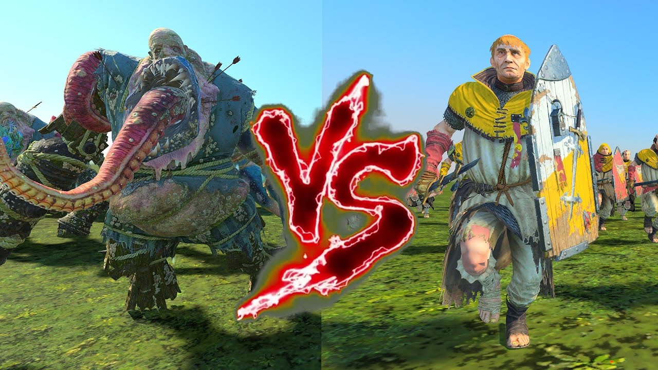 Animated Hulks VS Battle Pilgrims. Total War Warhammer 3 - YouTube