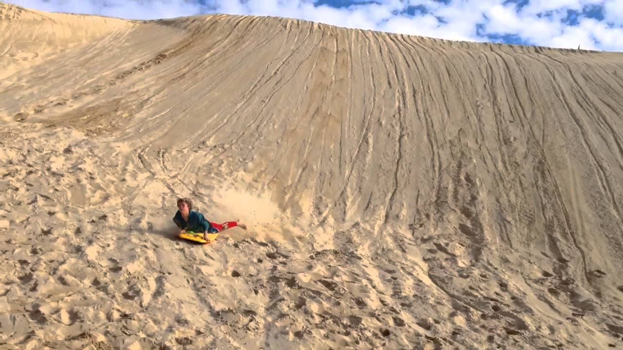 Port Stephens Sand Dune Surfing - YouTube