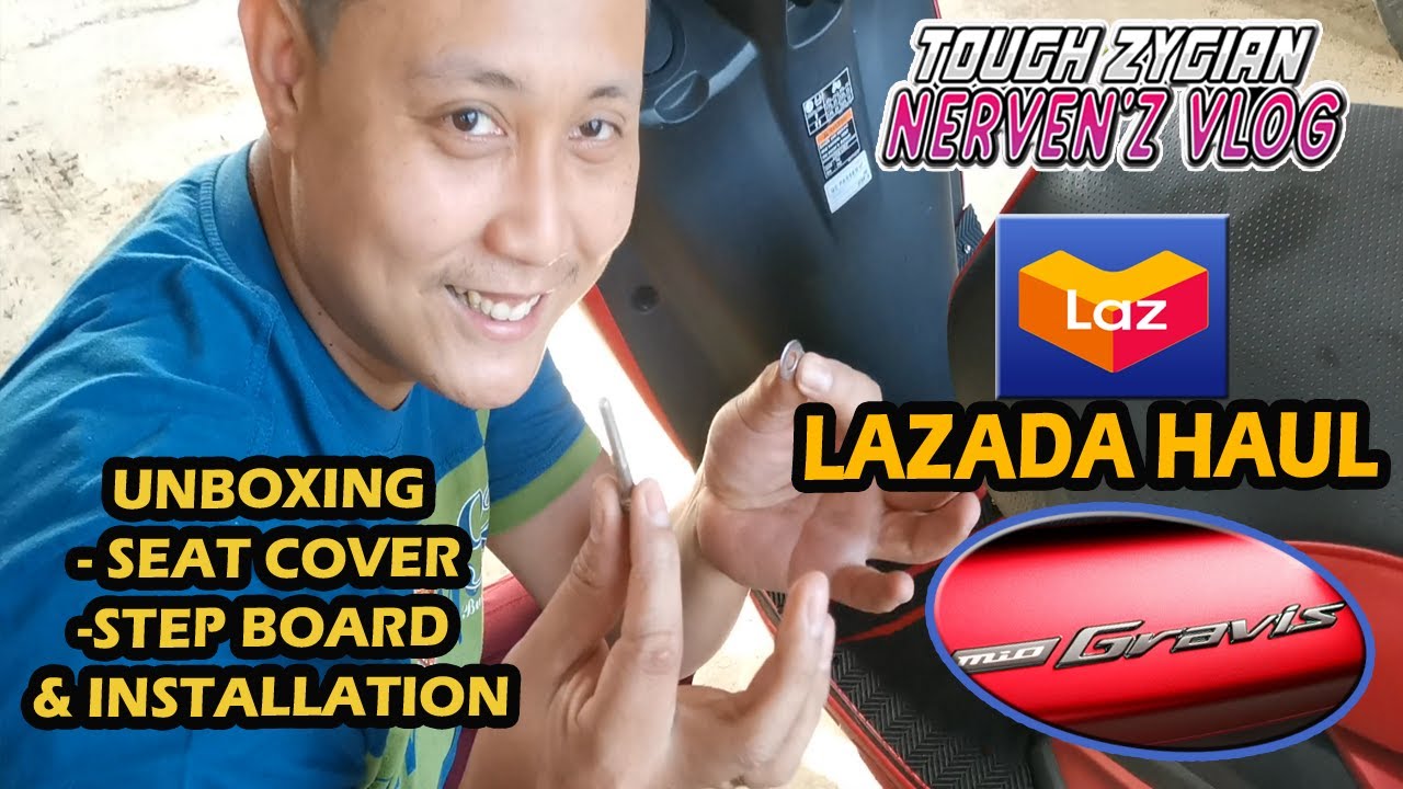 Yamaha Mio Gravis | Unboxing Lazada Haul | Mio Gravis Accessories and ...