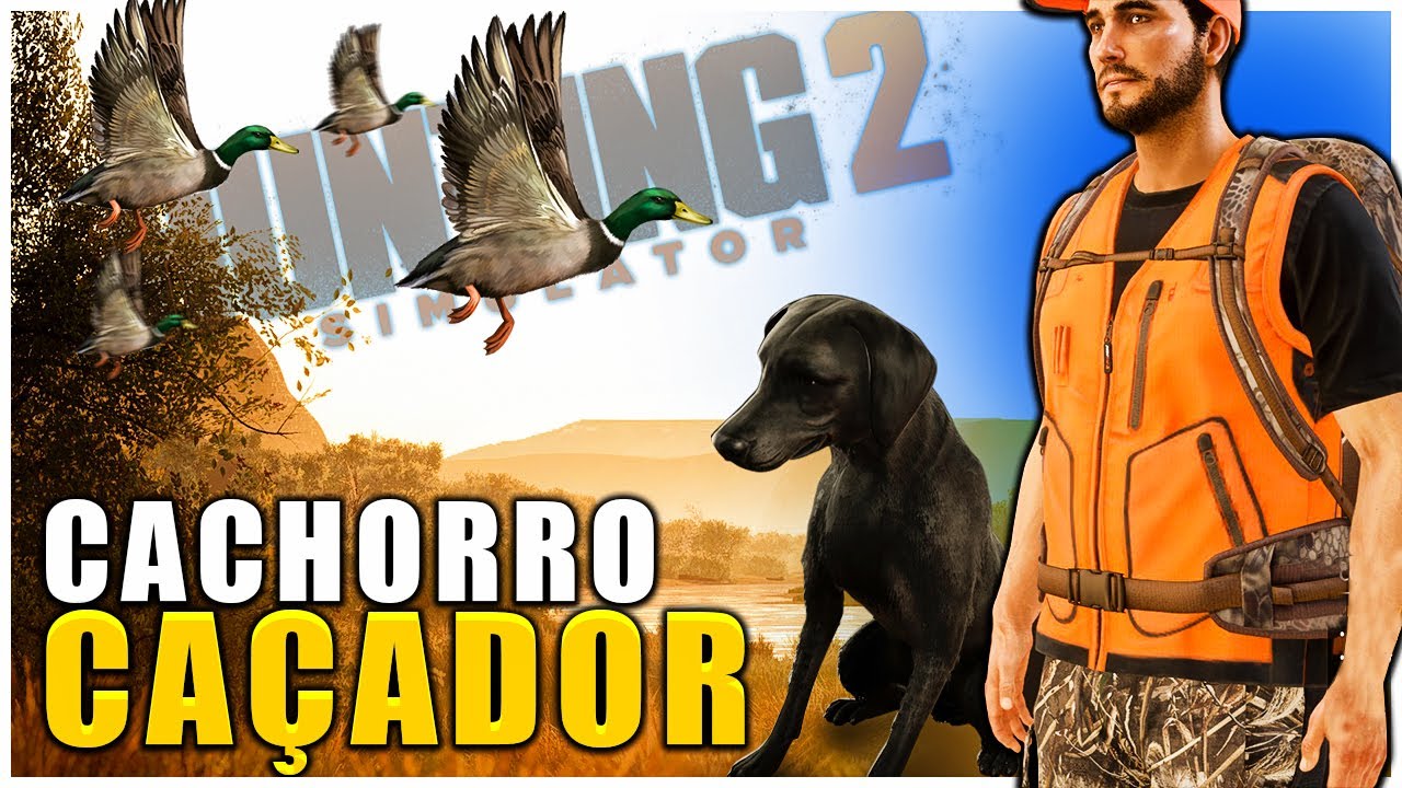 MEU CACHORRO CAÇADOR DE PATOS - HUNTING SIMULATOR 2 GAMEPLAY - YouTube