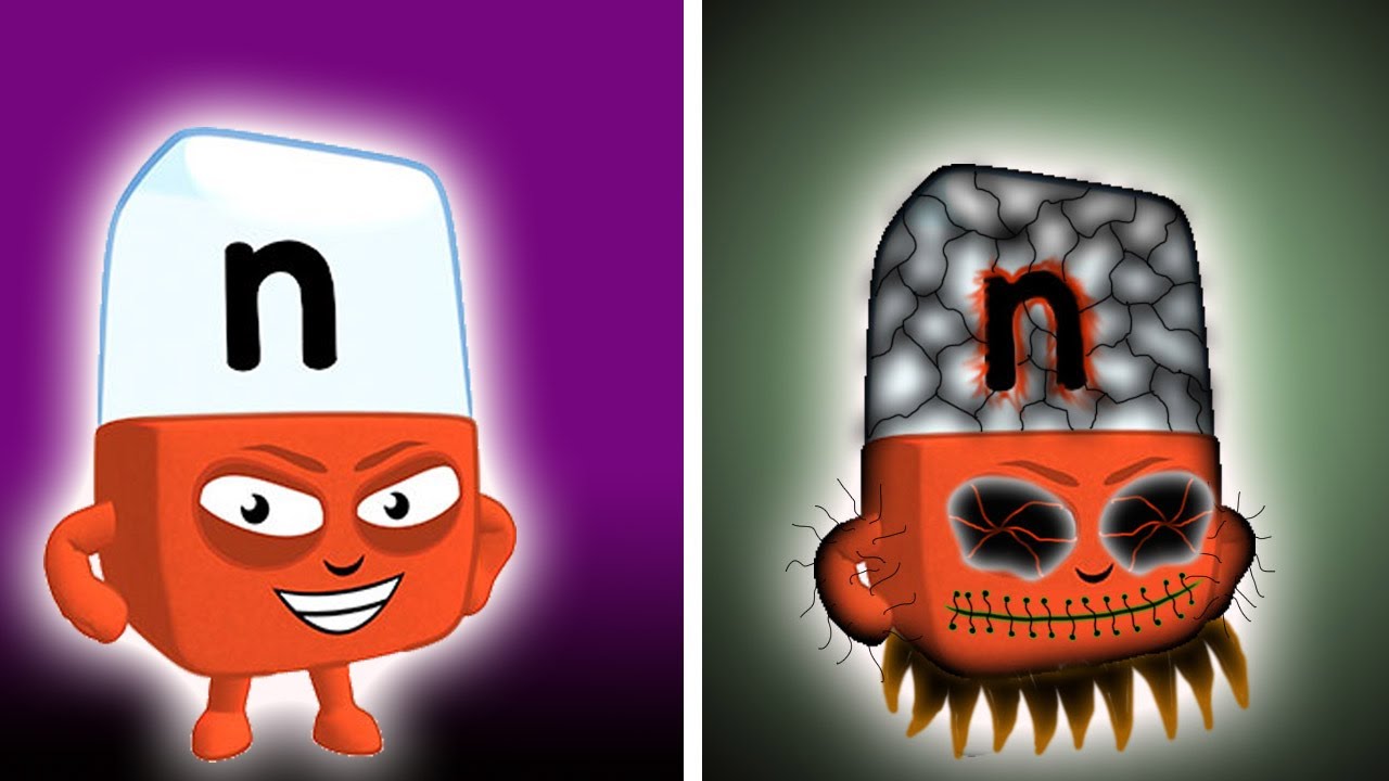 Alphablocks N Characters As Horror Version | SpeedEdit Art Creations ...