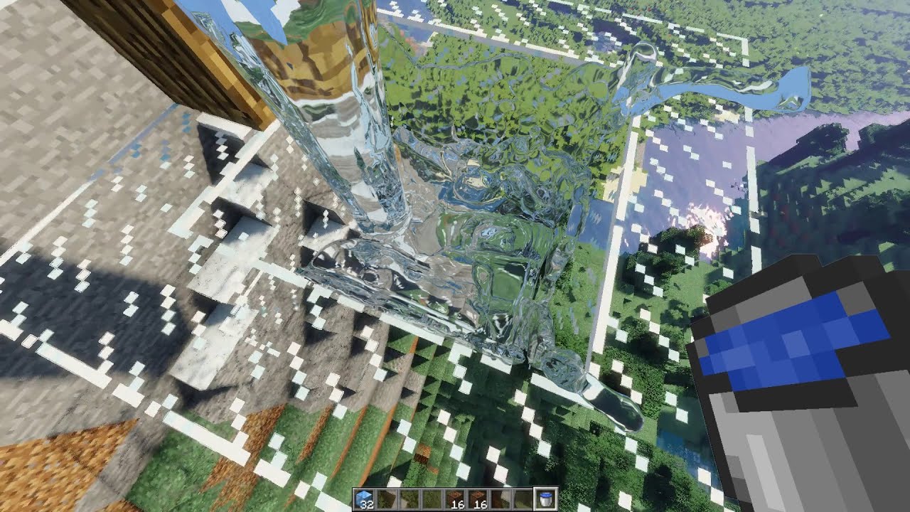 Too Realistic Water In Minecraft. - YouTube