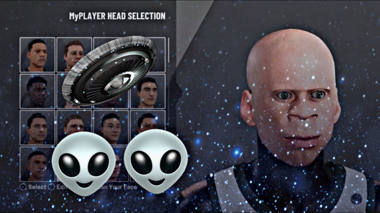*NEW* ALIEN MONKEY FACE SCAN CREATION NBA 2K21 👽 - YouTube