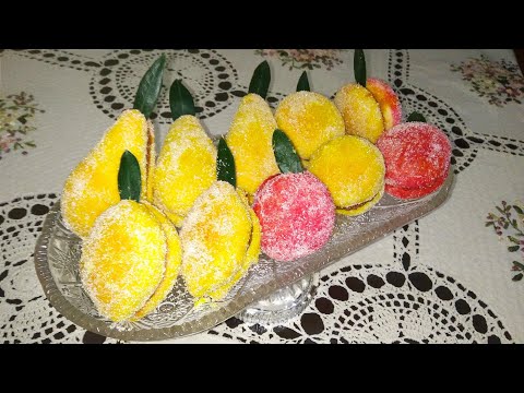 🧇Şaftalı,armud,limon Şirniyyatı Hazırlanması🧇