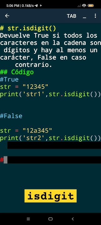 Python Strings Isdigit Python Programming Coderjz Youtube 4557