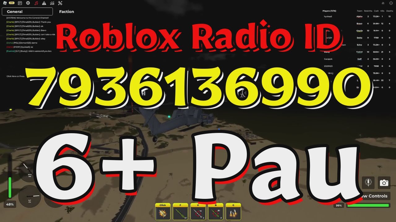 Pau Roblox Radio Codes/IDs - YouTube