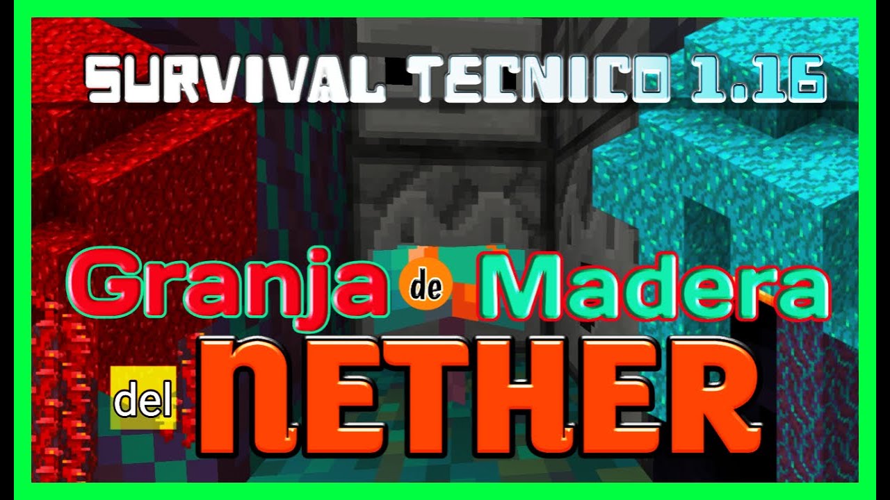 Consigo Madera del NETHER Infinita | SST Ep. #26 [MCPE 1.16] - YouTube